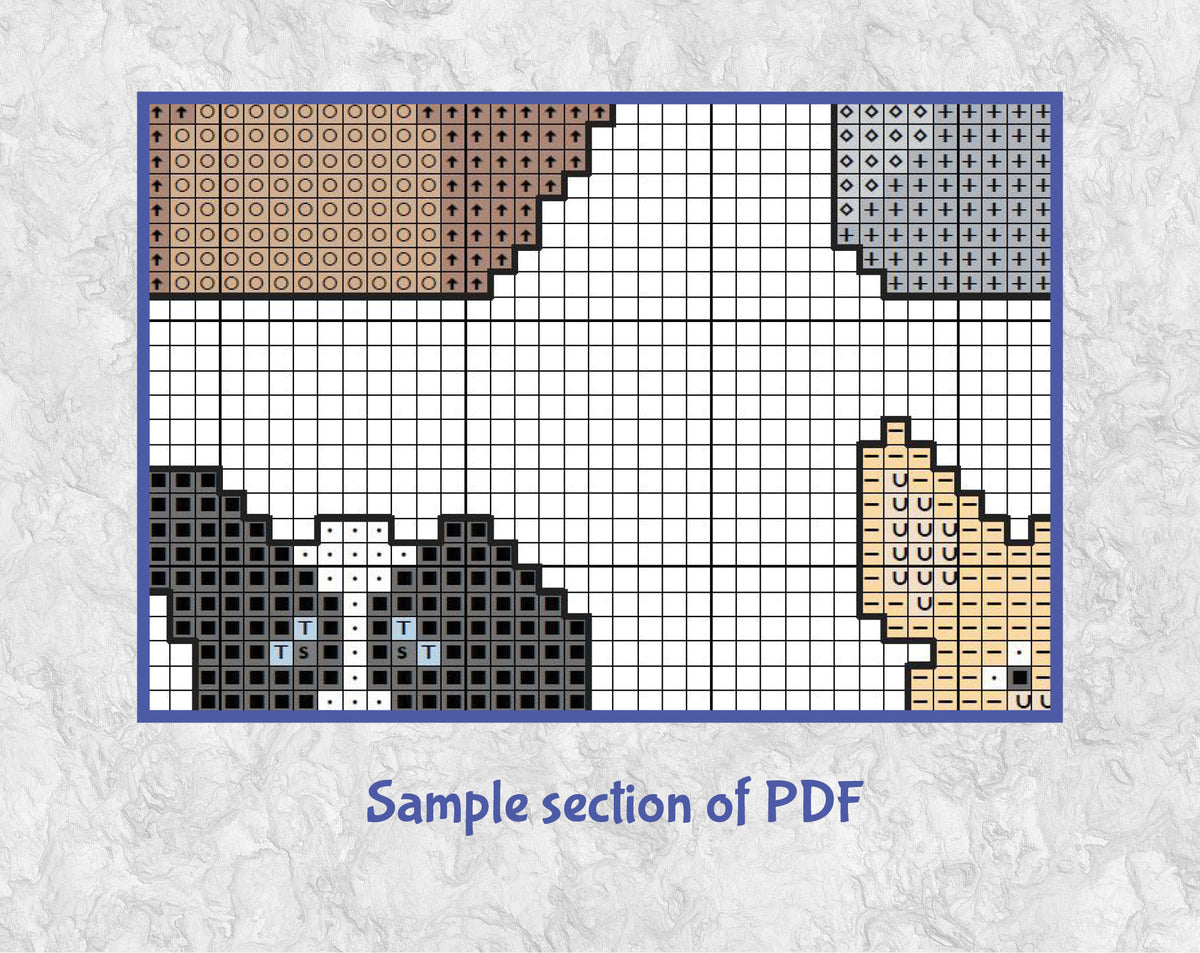 Funky Dogs cross stitch pattern – Climbing Goat Designs