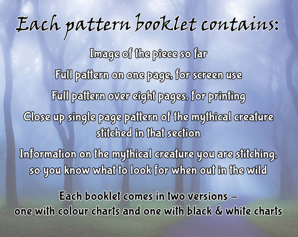 Mythical Creatures: A Field Guide Stitchalong – Climbing Goat Designs