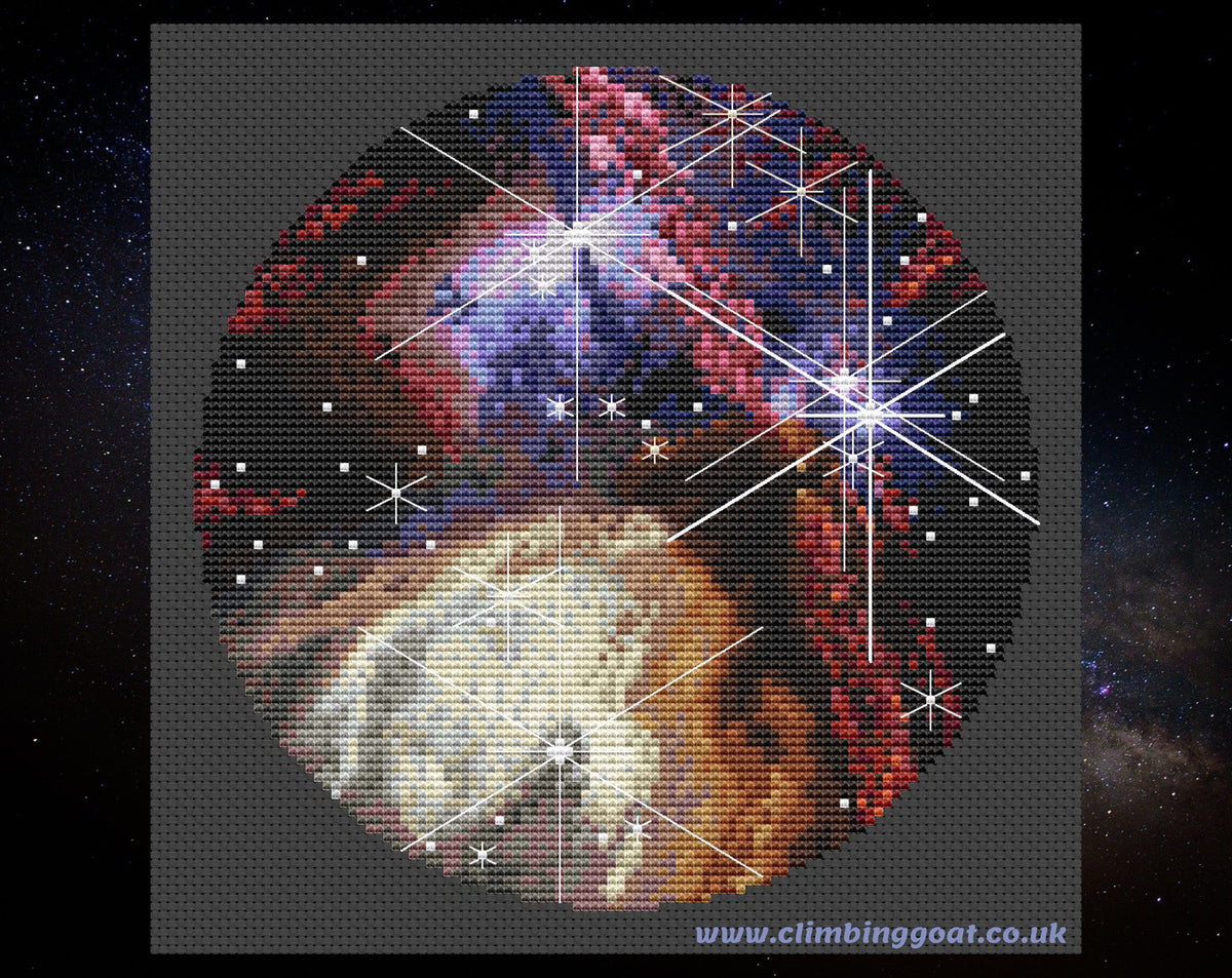 Rho Ophiuchi Cloud Complex - Astronomy cross stitch pattern – Climbing ...