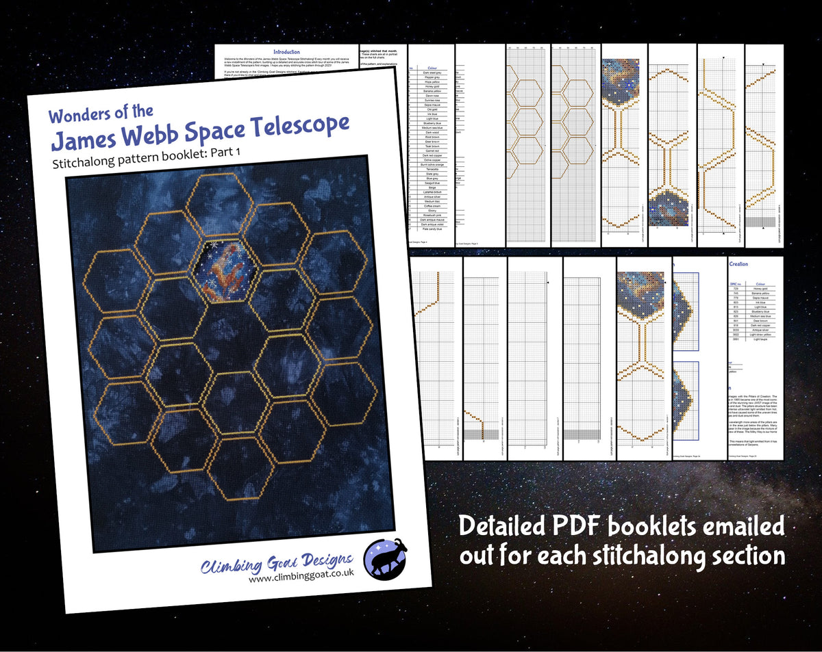 Wonders of the James Webb Space Telescope Stitchalong – Climbing Goat ...