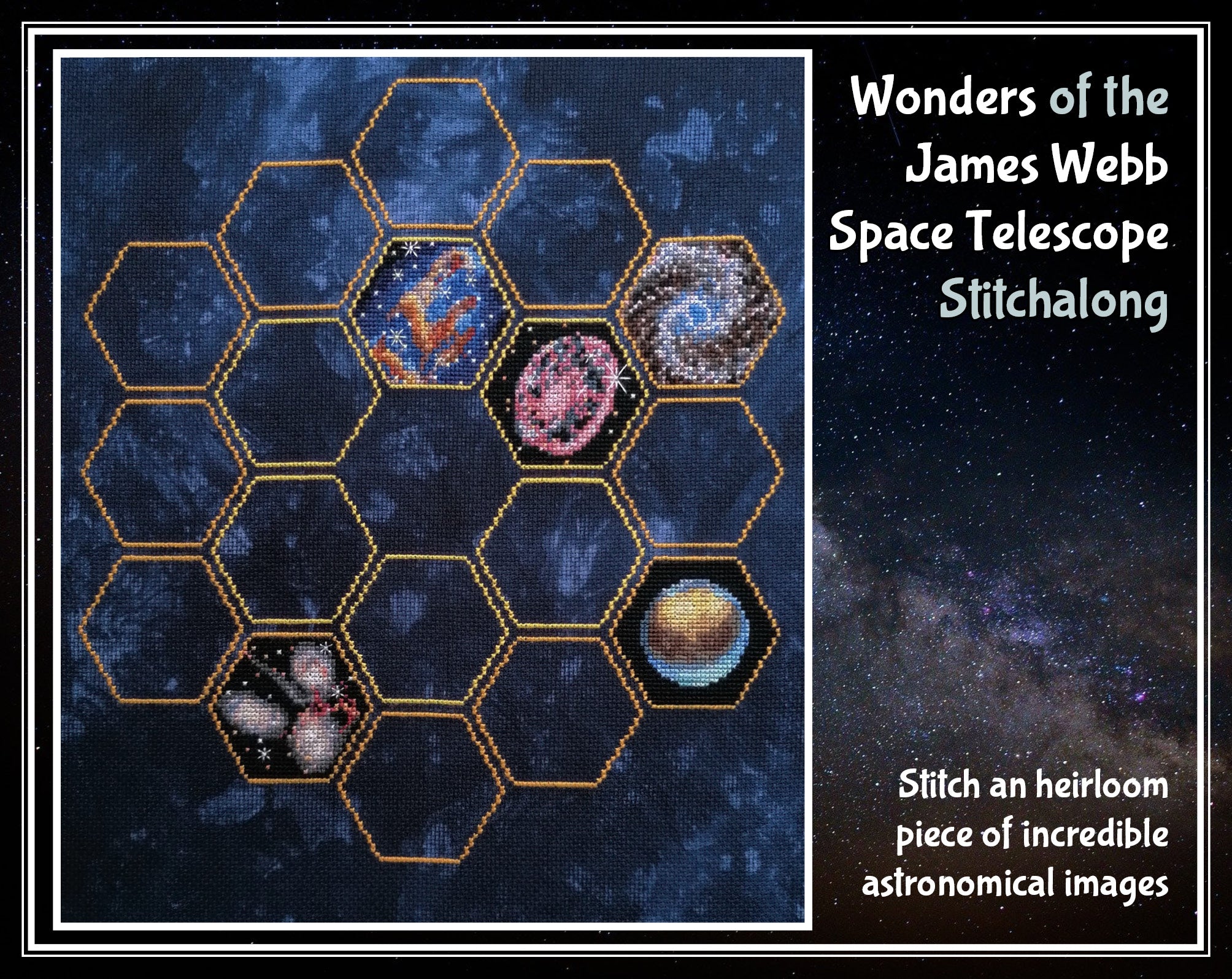 Wonders of the James Webb Space Telescope Stitchalong – Climbing Goat ...