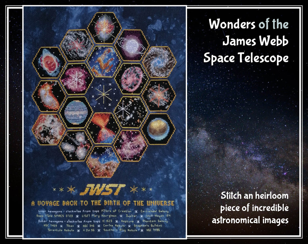 Wonders of the James Webb Space Telescope cross stitch pattern ...