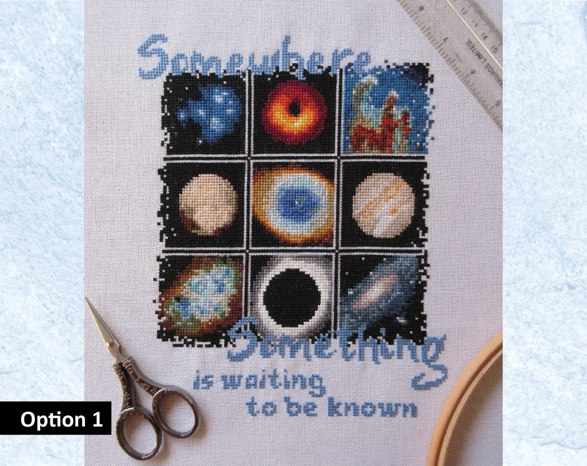 Wonders of Space - Astronomy cross stitch pattern – Climbing Goat Designs